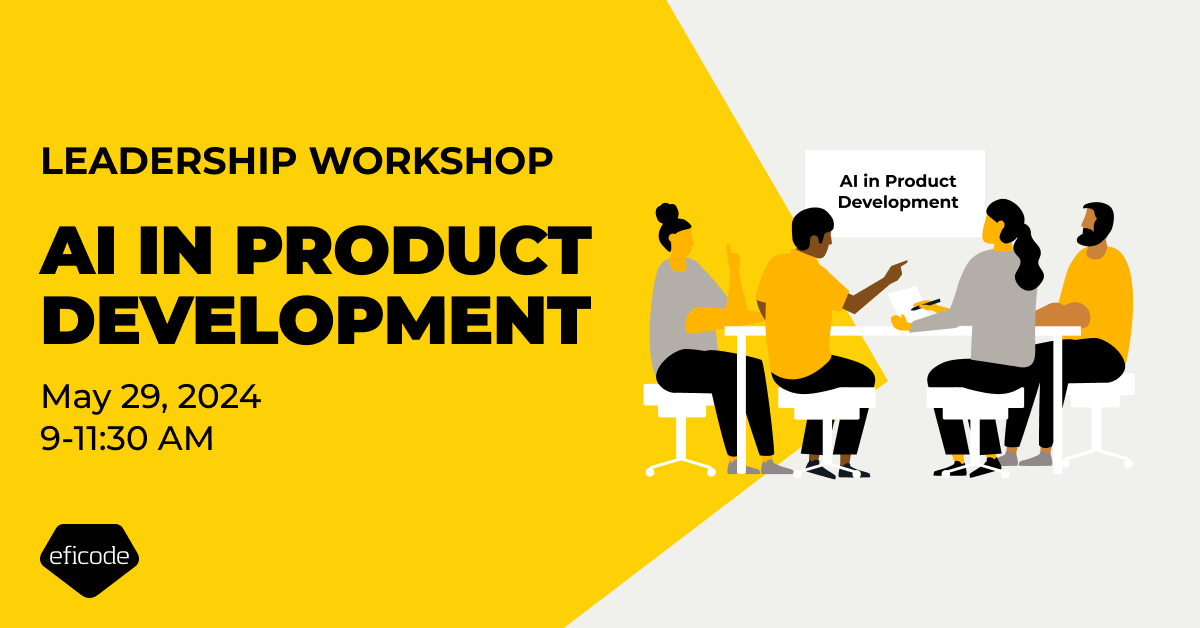 AI in product development leadership workshop | Eficode